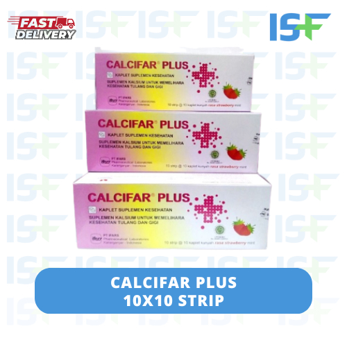 Jual ⭐ISF⭐Calcifar Plus - 10 x 10'Kapl Kalsium Untuk Memelihara ...