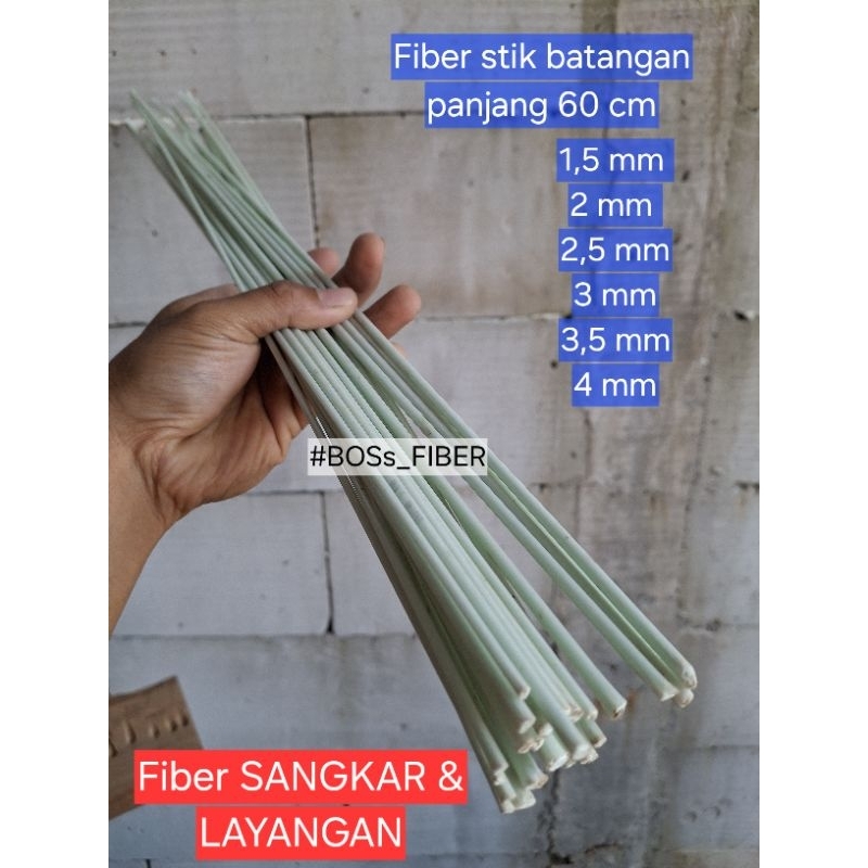 Jual FIBER STIK 5 BATANG PANJANG 60CM | Shopee Indonesia