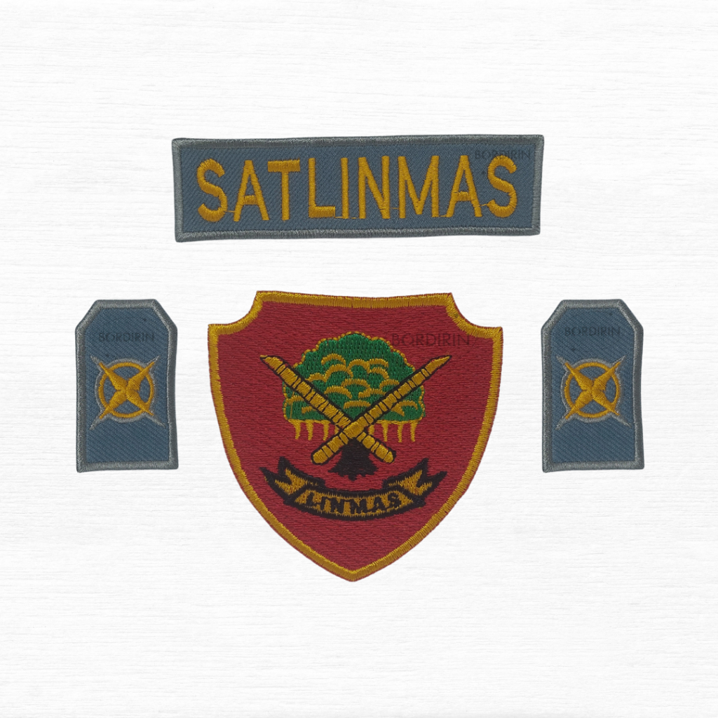 Jual Bordir Logo Satuan Perlindungan Masyarakat Satlinmas | Shopee ...
