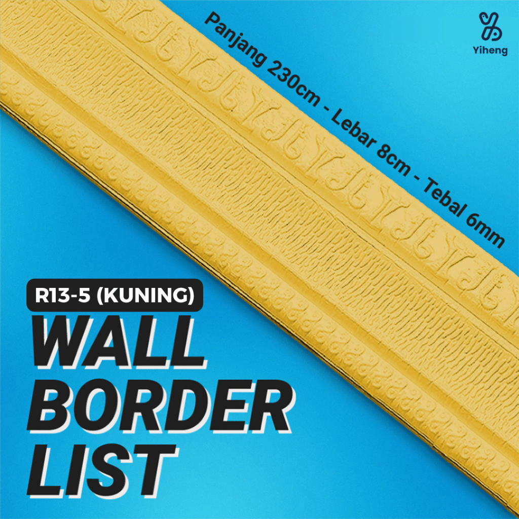 Jual R13-5- Wall Border List Border Foam Border List Wallpaper Plafon ...