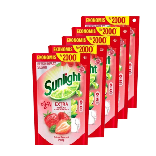 Jual Sunlight Korean strawberry 80ml bundle 5 | Shopee Indonesia