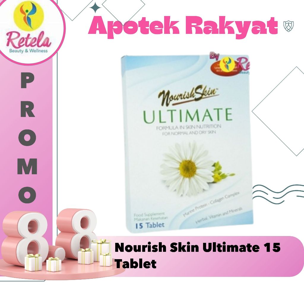 Jual Nourish Skin Ultimate 15 Tablet | Shopee Indonesia