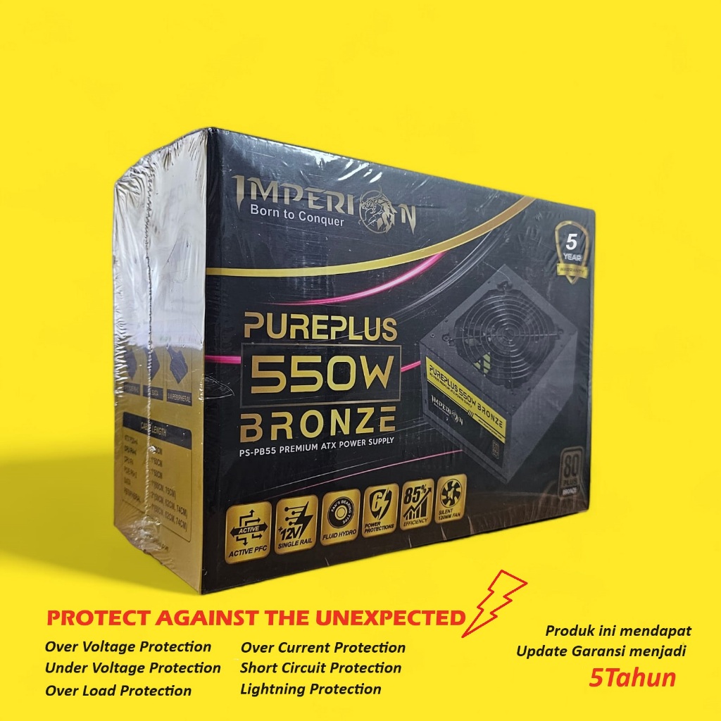 Jual Power Supply / PSU Imperion Pureplus 550W 80+ Bronze | Shopee Indonesia