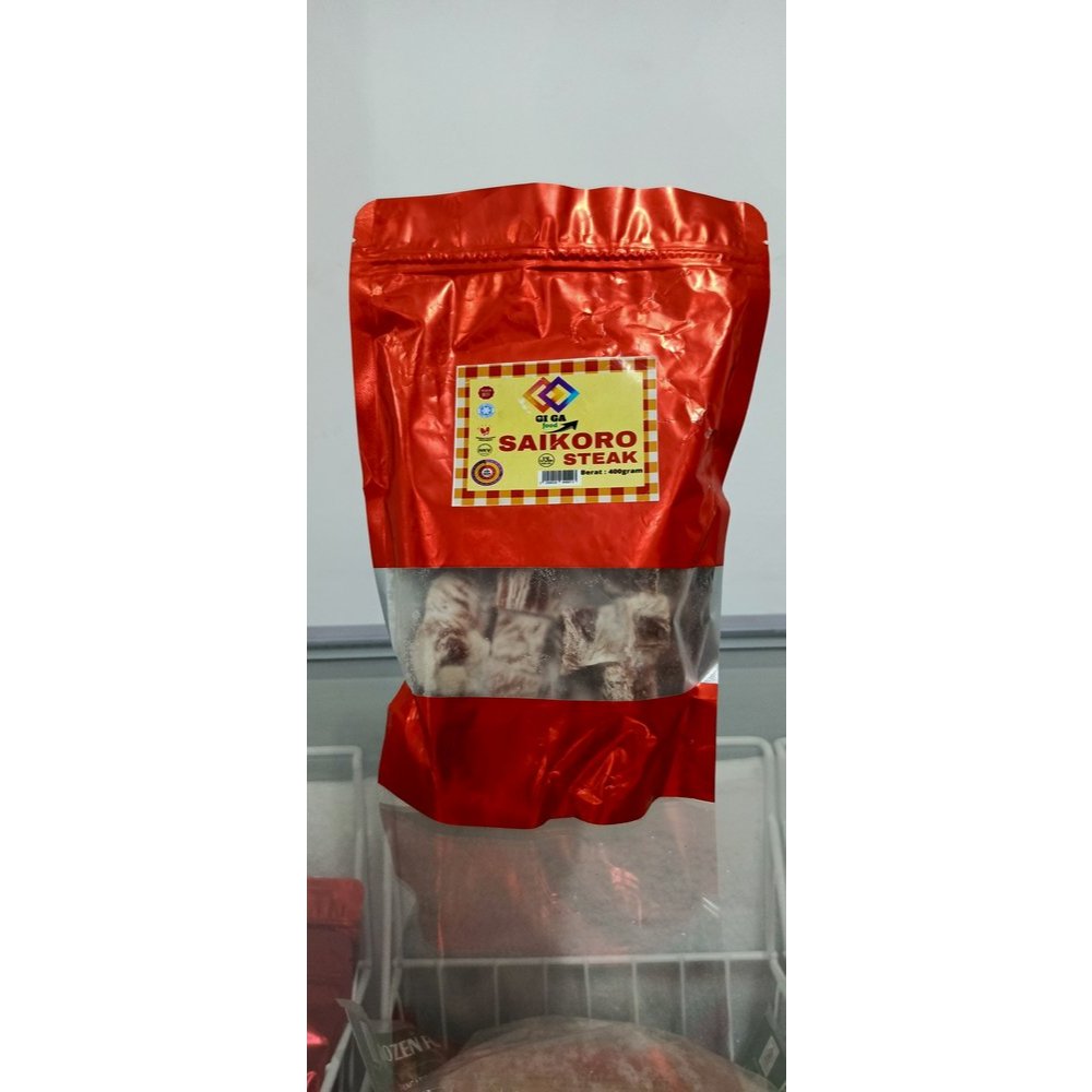 Jual Saikoro Steak GIGA FOOD 400 Gr Premium Halal | Shopee Indonesia