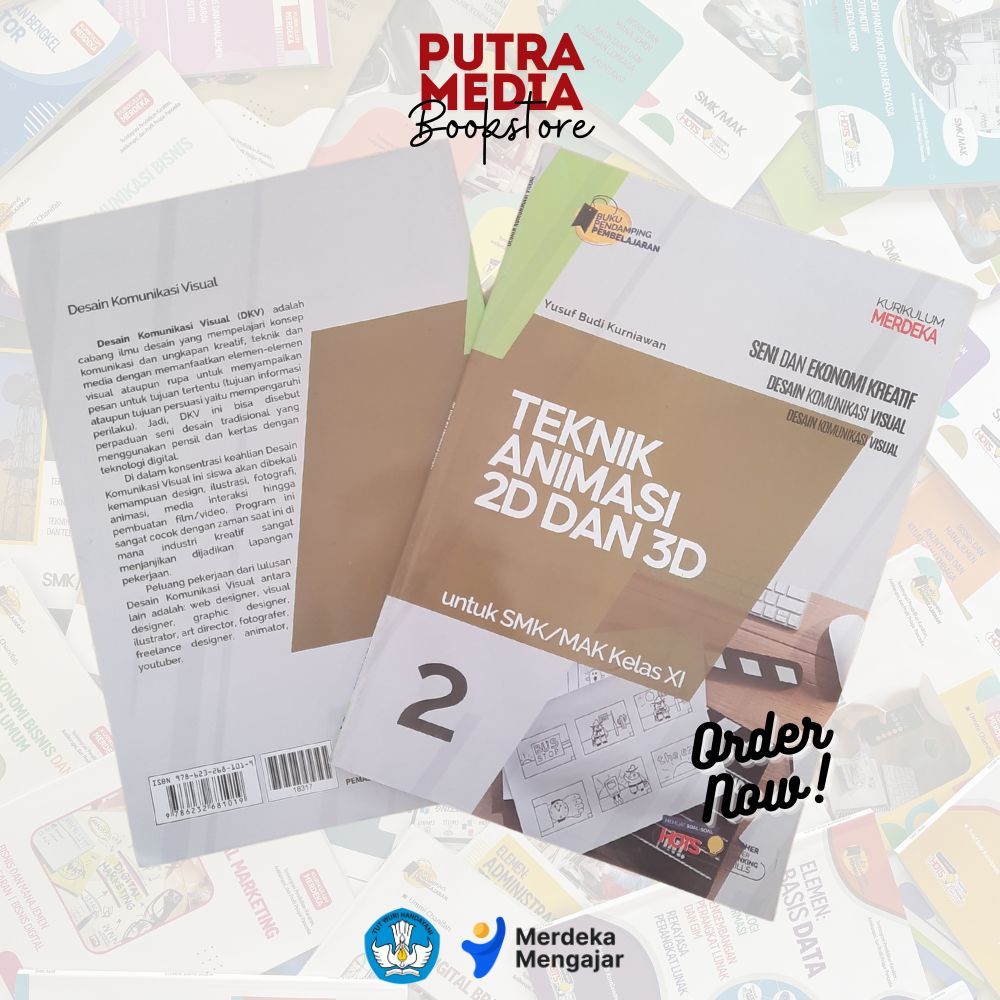 Jual MODUL KUMER: Teknik Animasi 2D dan 3D SMK/MAK Kelas XI (KURIKULUM ...