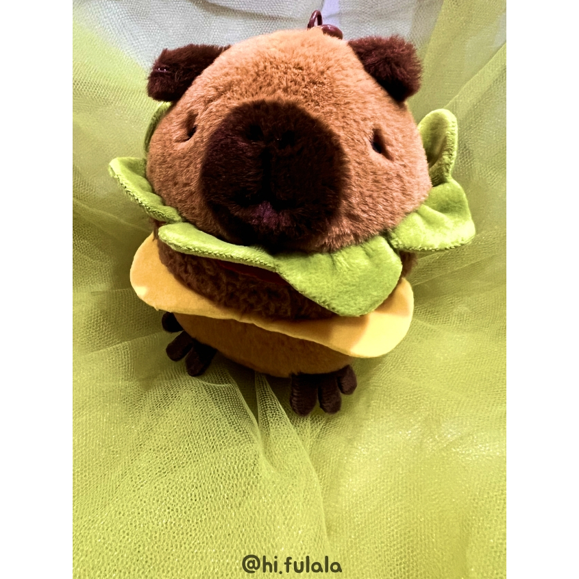 Jual BURGER CAPYBARA KEYCHAIN / BAG CHARM / PLUSHIE | Shopee Indonesia