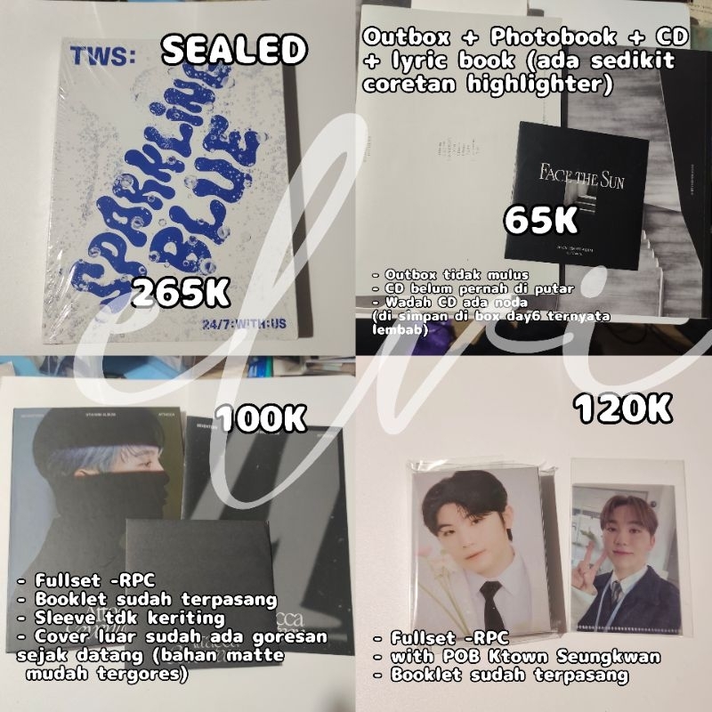 Jual [ READY STOCK ] ALBUM TWS SPARLING BLUE ( SPARKLING ver. SEALED ...