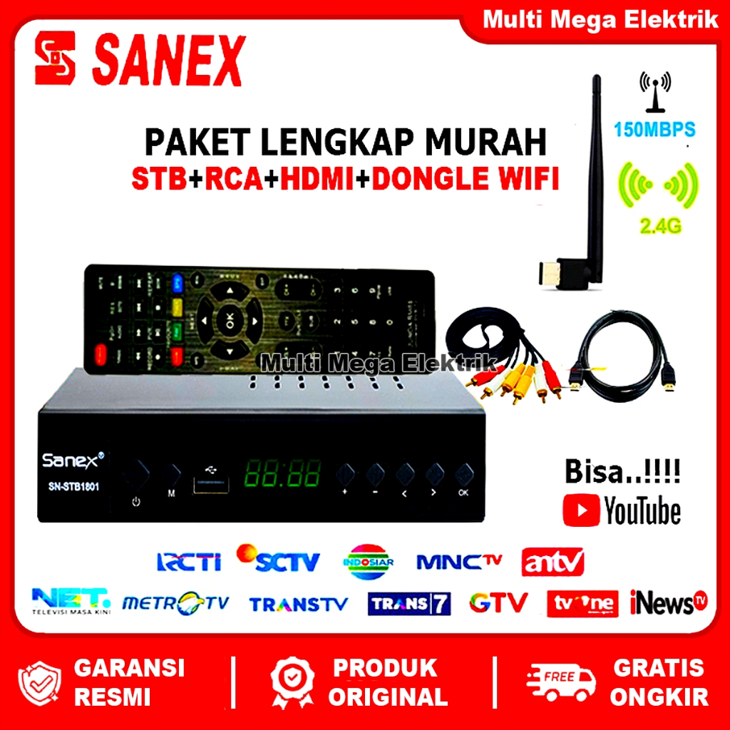 Jual [COD] SET TOP BOX TV DIGITAL STB SOGO DVBT2 EWS UHF FULL HD ...