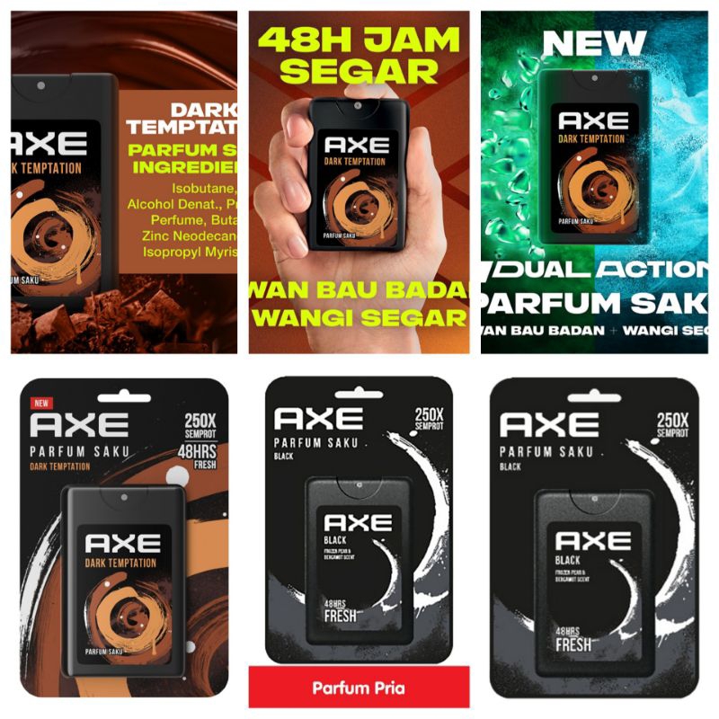 Jual AXE POCKET 17 ML GASSS!!! | Shopee Indonesia