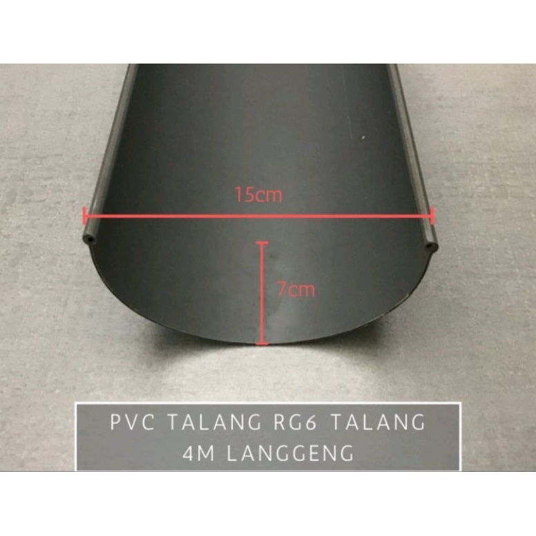 Jual KODE G5W3 Talang Air PVC Langgeng HR 6 6 Inch 4m 4meter 4mtr ...