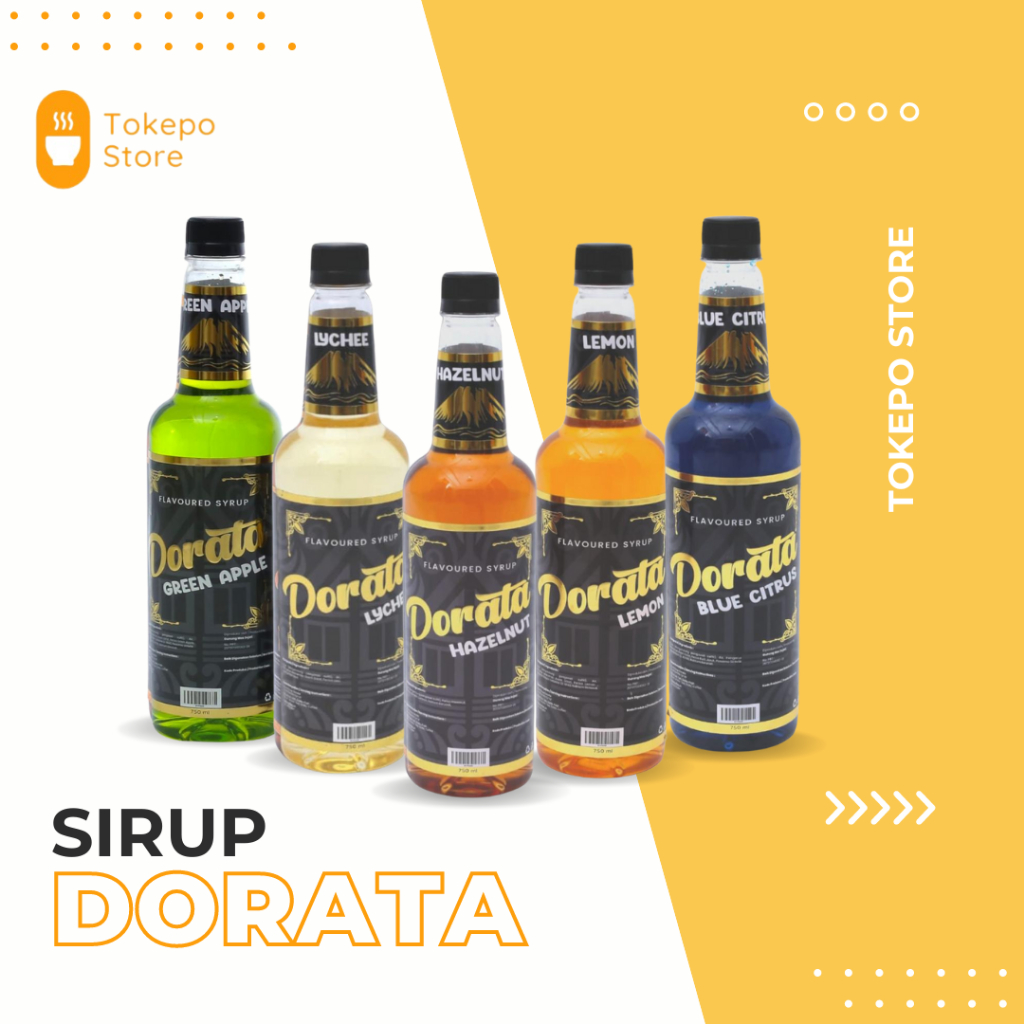 Jual Dorata Flavoured Syrup Sirup Minuman Coffee Mocktail Cocktail ...