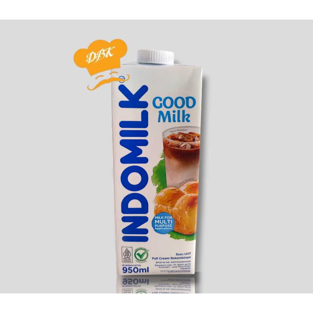 Jual INDOMILK susu cair 950ml full cream uht fullcream seperti diamond susu | Shopee Indonesia