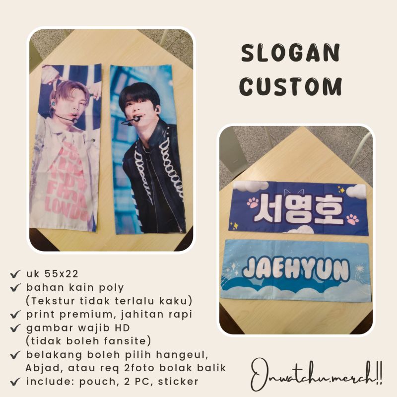 Jual slogan ayang/ custom slogan | Shopee Indonesia
