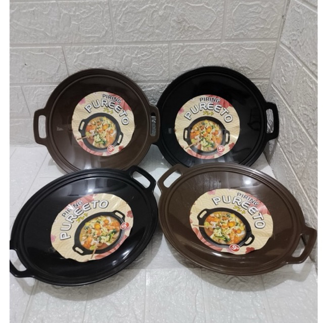 Jual piring makan unik pureeto 9/piring unik/piring cantik | Shopee ...