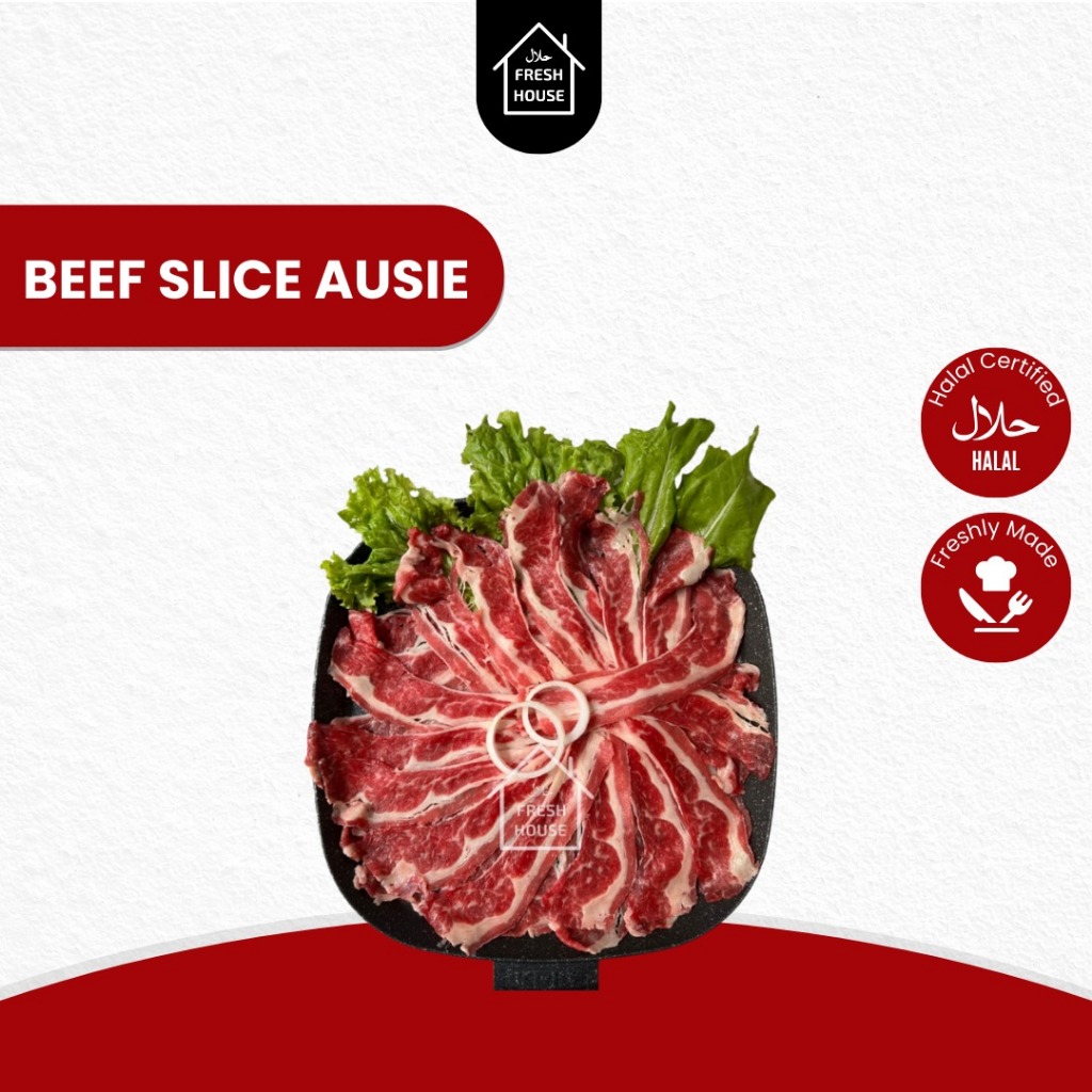 Jual Beef Slice Ausie Marinasi / Beef Slice Ausie Plain / Daging Sapi ...