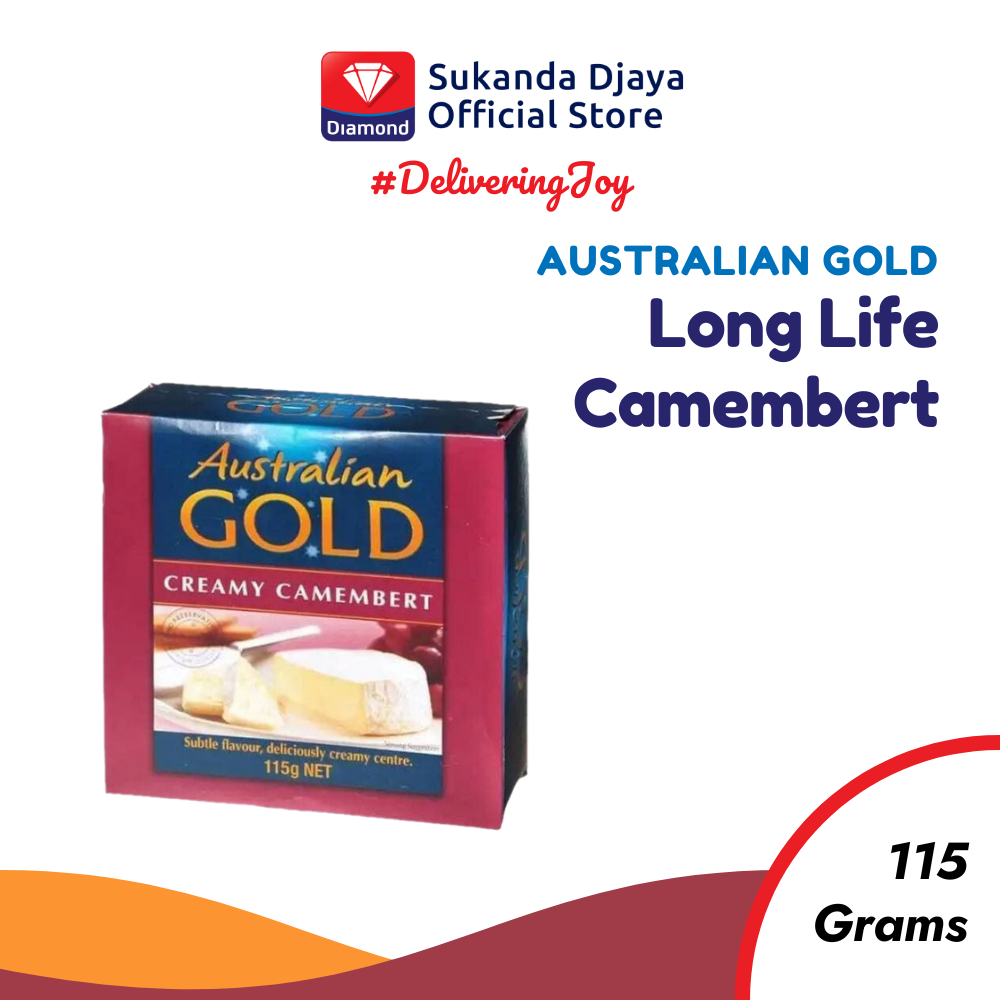 Jual Australian Gold Keju Cheese Long Life Camembert 115 Gr | Shopee ...