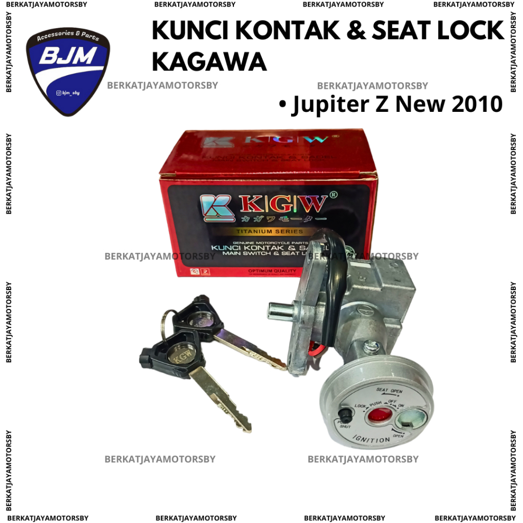 Jual KUNCI KONTAK ASSY SET SEAT LOCK JUPITER Z NEW 2010 KAGAWA KGW | Shopee Indonesia