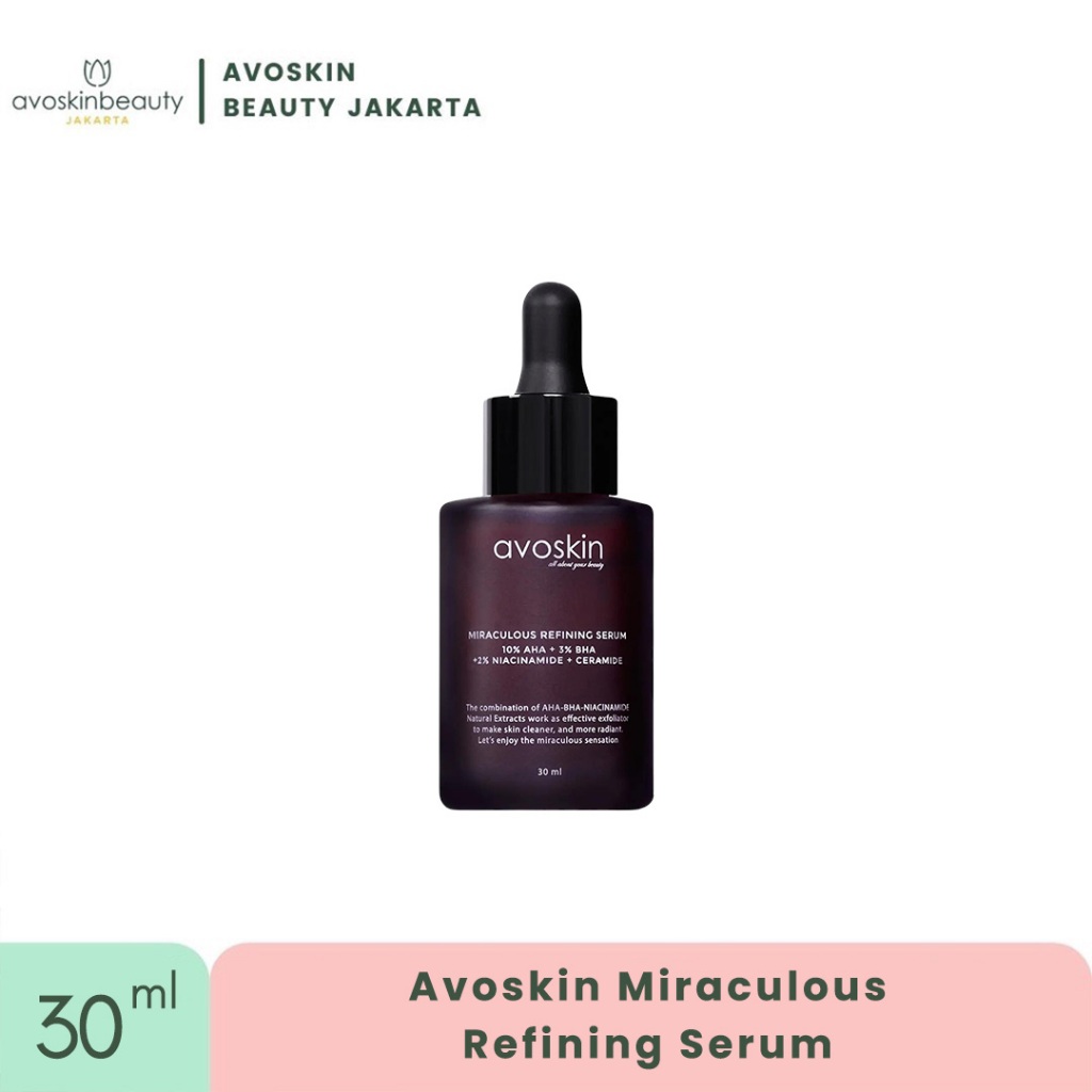 Jual Avoskin Miraculous Refining Serum 30ml - AHA BHA Niacinamide ...