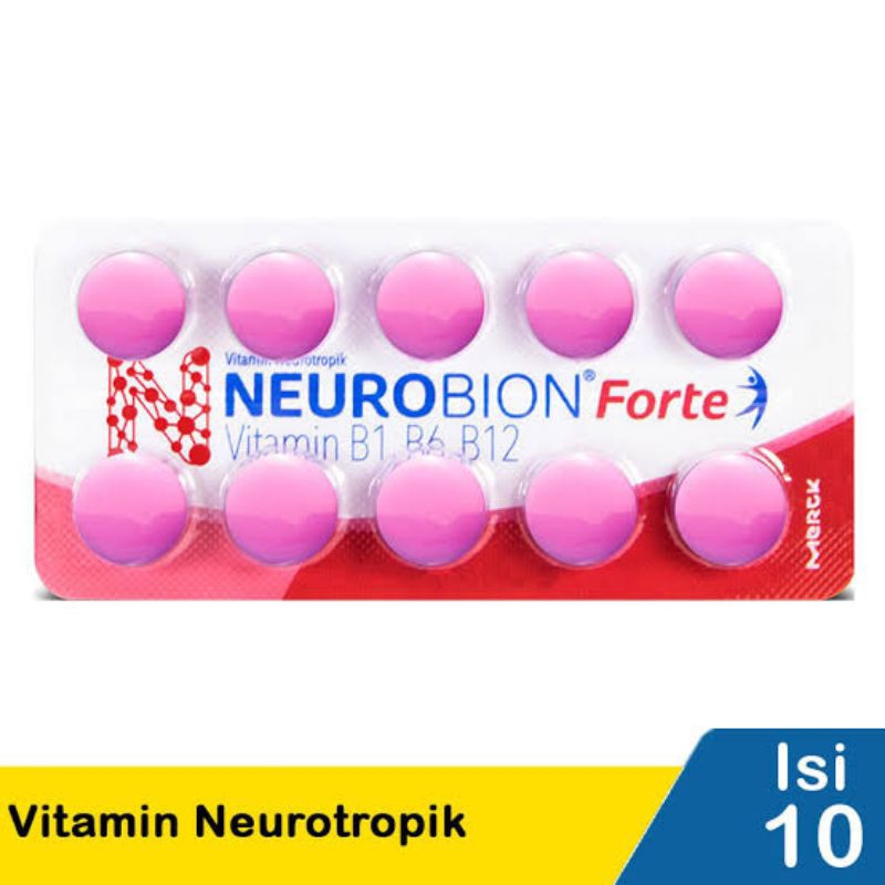 Jual Neurobion Forte (Pink) - Vitamin saraf 1 strip isi 10 tablet ...