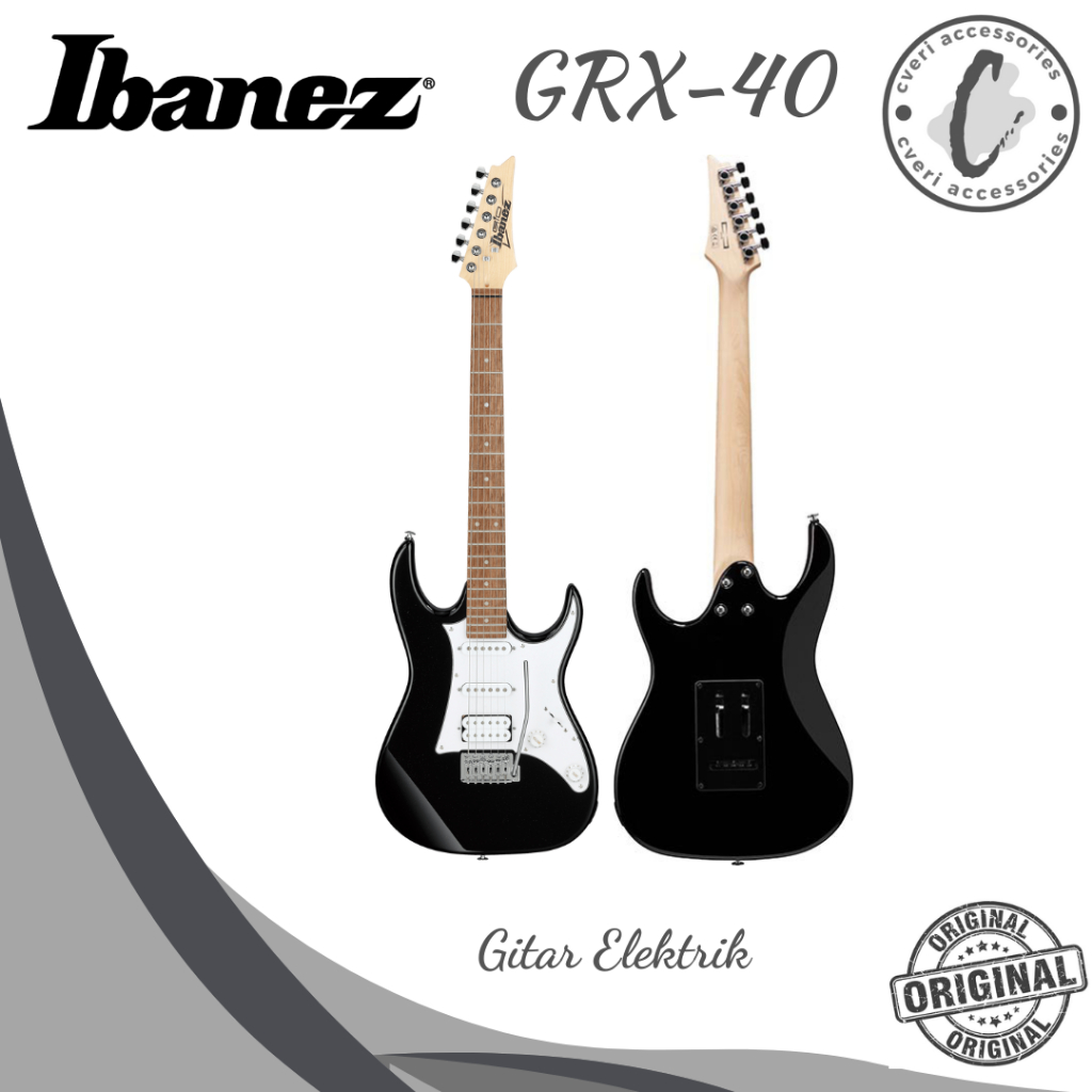 Jual Ibanez GRX-40 Gitar Elektrik Black Original Ibanez GRX-40 Black | Shopee Indonesia