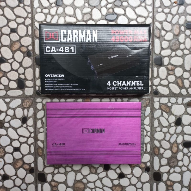 Jual Power CARMAN CA-481 MAX POWER 4 Channel 4500 Watt Amplifier | Shopee Indonesia
