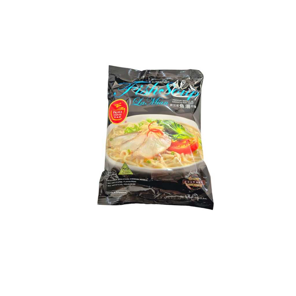 Jual Singapore Fish Soup La Mian Prima Taste Instant Noodle Mie ...