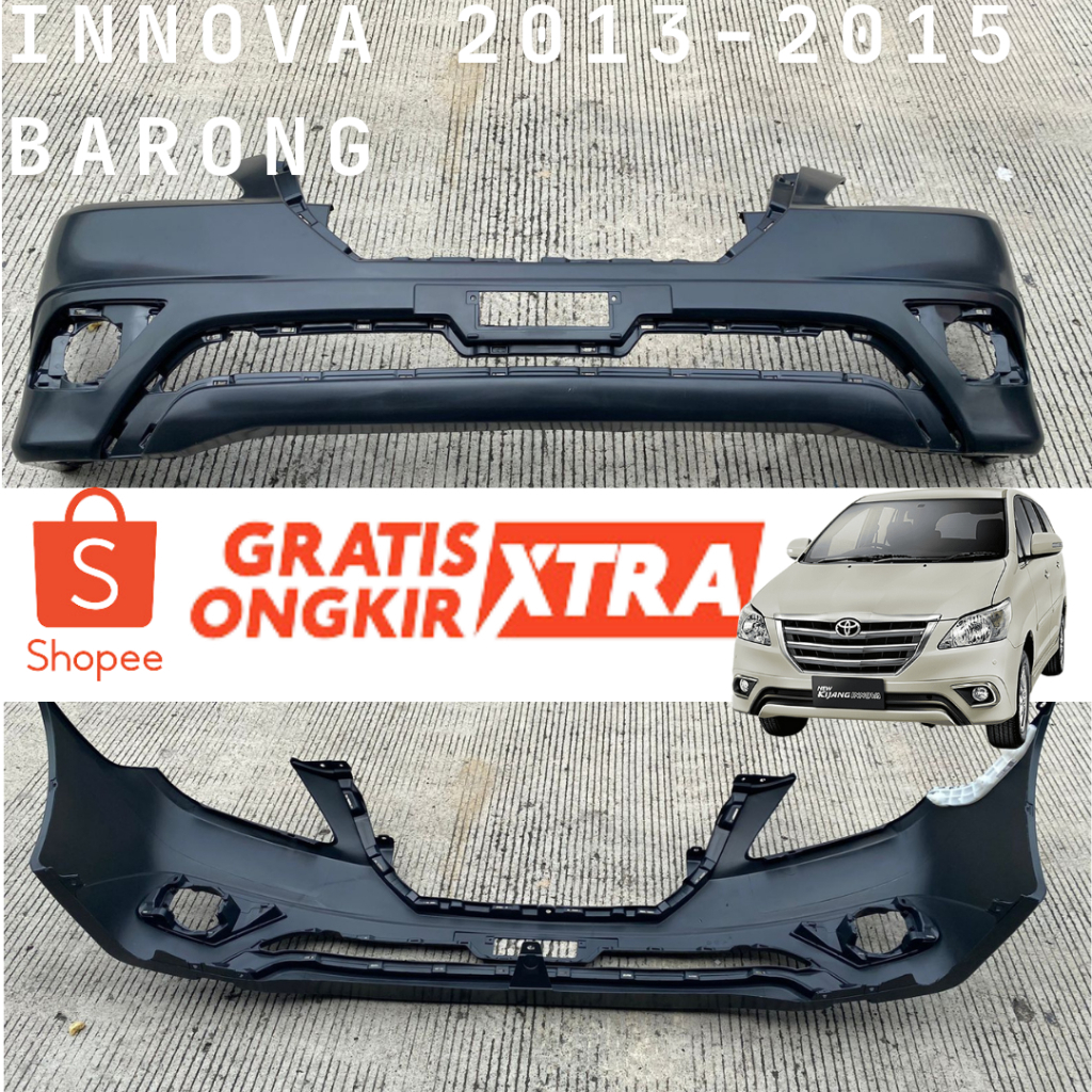 Jual BEMPER BUMPER DEPAN TOYOTA GRAND NEW INNOVA BARONG 2013 2014 2015 ...