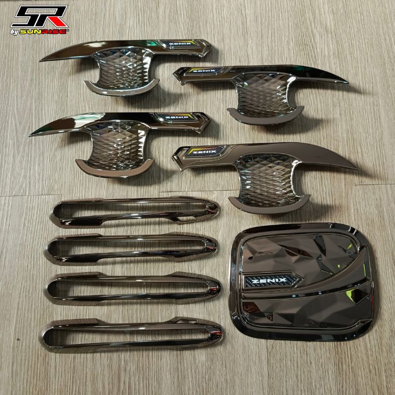 Jual Paket Outer Handle+Tank Cover INNOVA ZENIX TYPE V & G Cover Handle Aksesoris Mobil Hitam ...