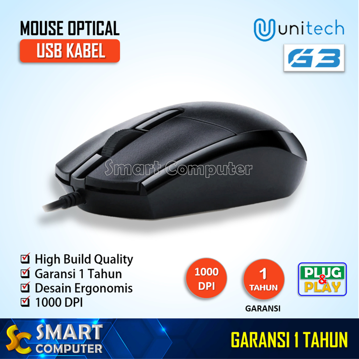 Jual Mouse Kabel USB Optical USB Wired Mouse PC Komputer Laptop Office ...