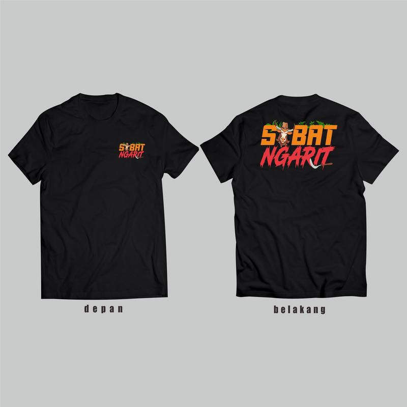 Jual Kaos Sobat Ngarit V2 / Baju Distro Sobat Ngarit Yunfa / Atasan pria wanita | Shopee Indonesia