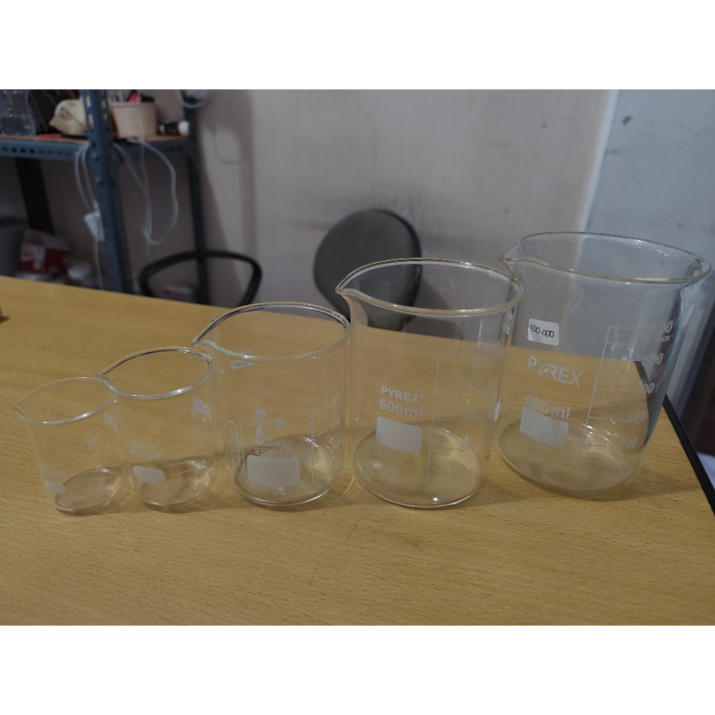 Jual BEAKER GLASS / beaker glass ( gelas kimia) / Pyrex / Iwaki ...