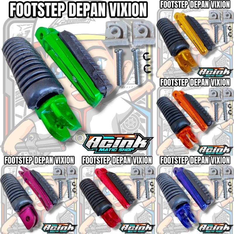 Jual Step Depan Vixion Footstep Pinjakan Kaki Depan Standat Vixion old ...