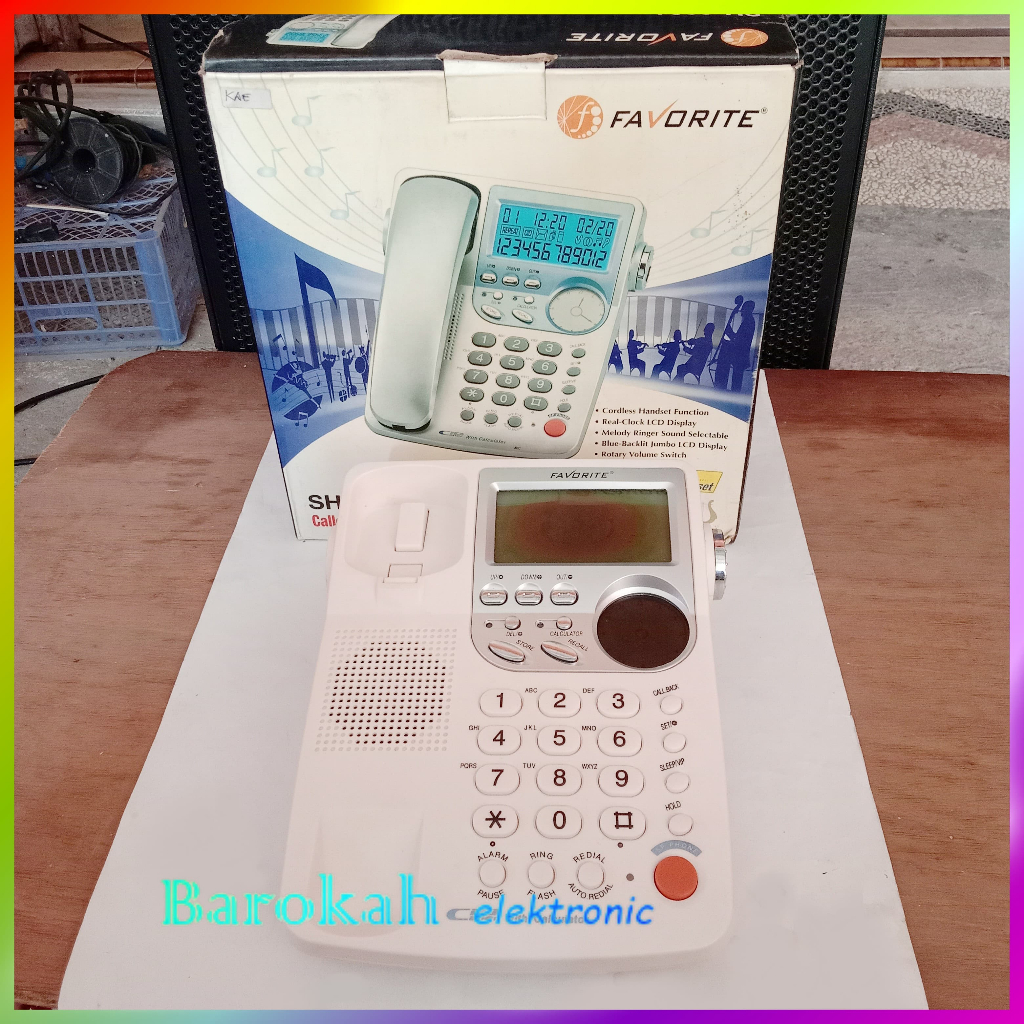 Jual Pesawat Telepon Rumah Jadul Fovorite SH-8901 Nihontel SP-8400 | Shopee Indonesia