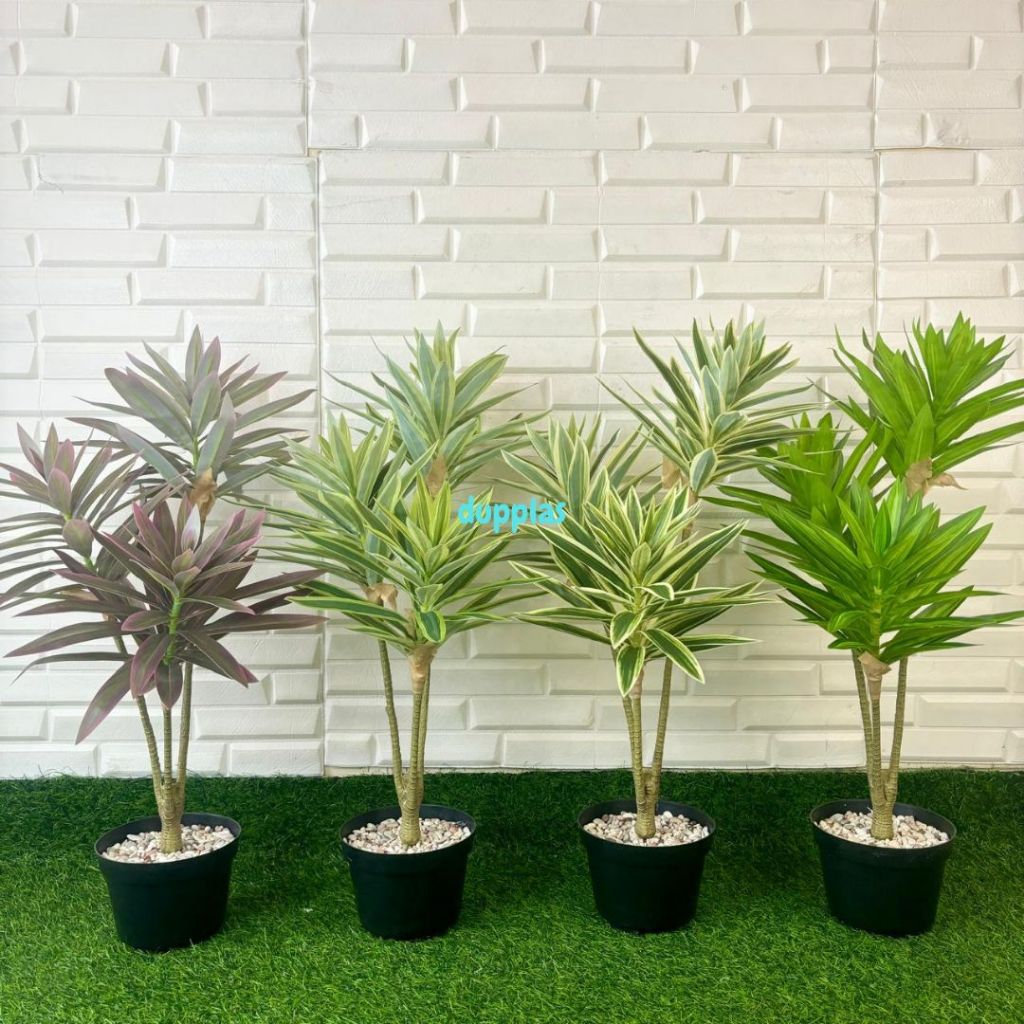 Jual Pohon Artificial Tanaman Hias Pandan Bali X3 Mini Variasi Warna ...
