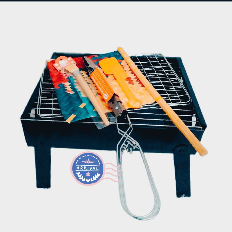 Jual Bakaran portabel bakaran Ayam Ikan Jagung Sosis Free Capitan,kuas ...