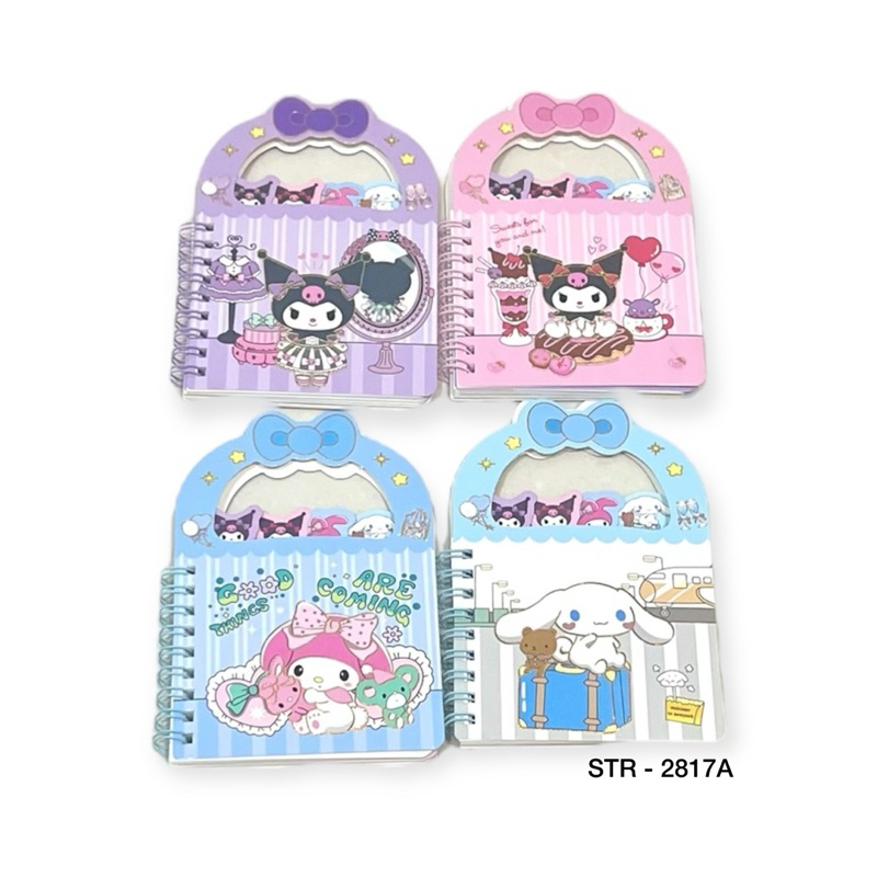 Jual Notebook Ring Sanrio / Notebook Lucu Motif / Mini Book Anak (STR ...