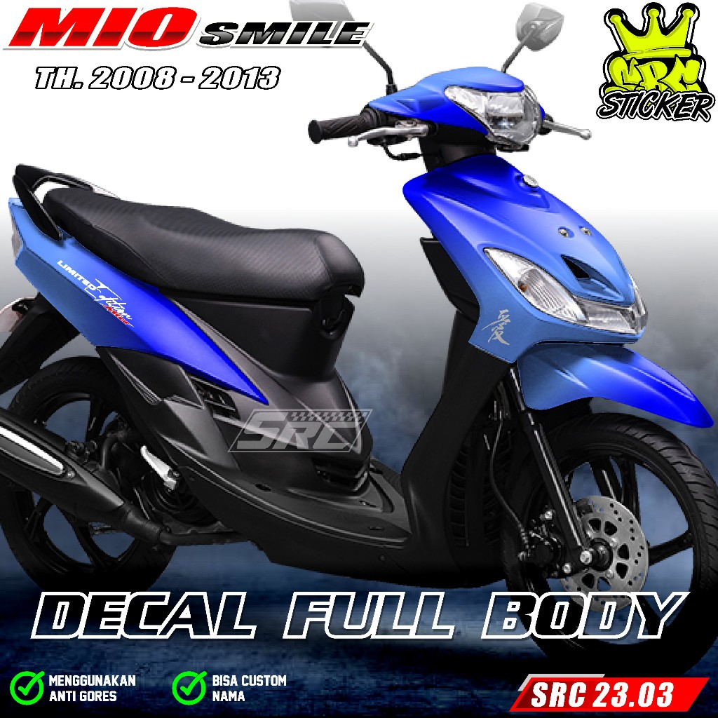 Jual COD Sticker Decal Full Body Yamaha Mio Smile 2008 2009 2010 2011 ...