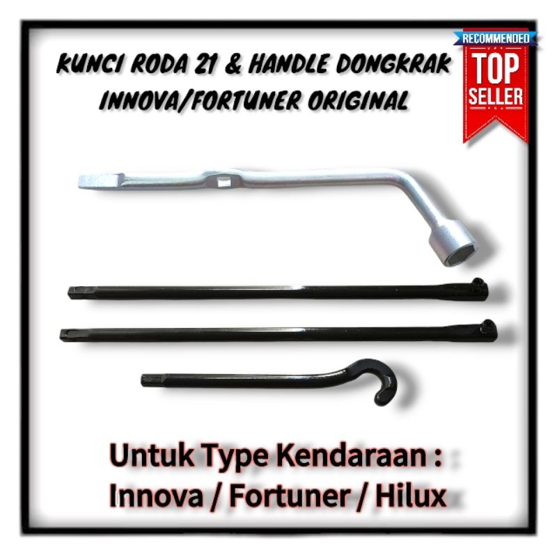 Jual Paket Kunci Roda Mobil 21 MM & Handle Dongkrak Original Mobil ...