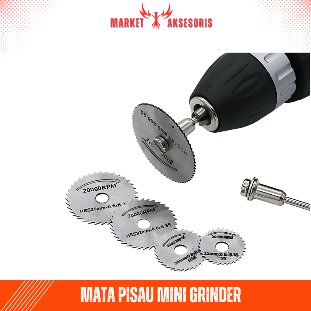 Jual Mata Pisau Mini Grinder SET 7 Pcs Circular Saw Blade Die Grinder ...