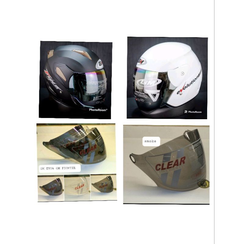 Jual KAC HELM GM EVO, GM FIGHTER,MAZ SONIC,NHK RC7, MEREK CLEAR ...
