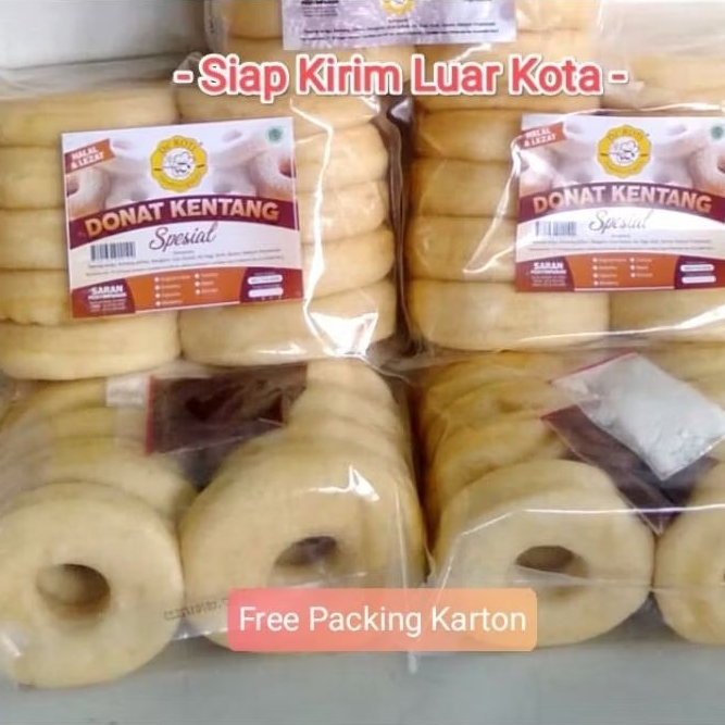 Jual Donat Kentang De' Roti Special Isi Kemasan 10 pcs | Shopee Indonesia