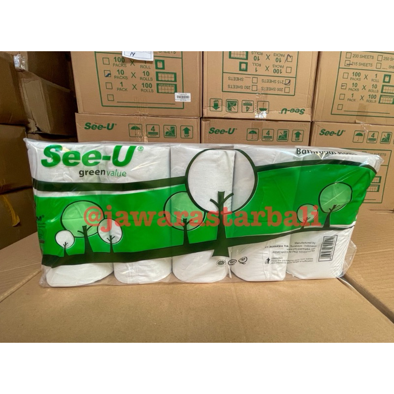 Jual See U Roll Tissue / See U Core / Toilet Tissue / Tisu Gulung ...