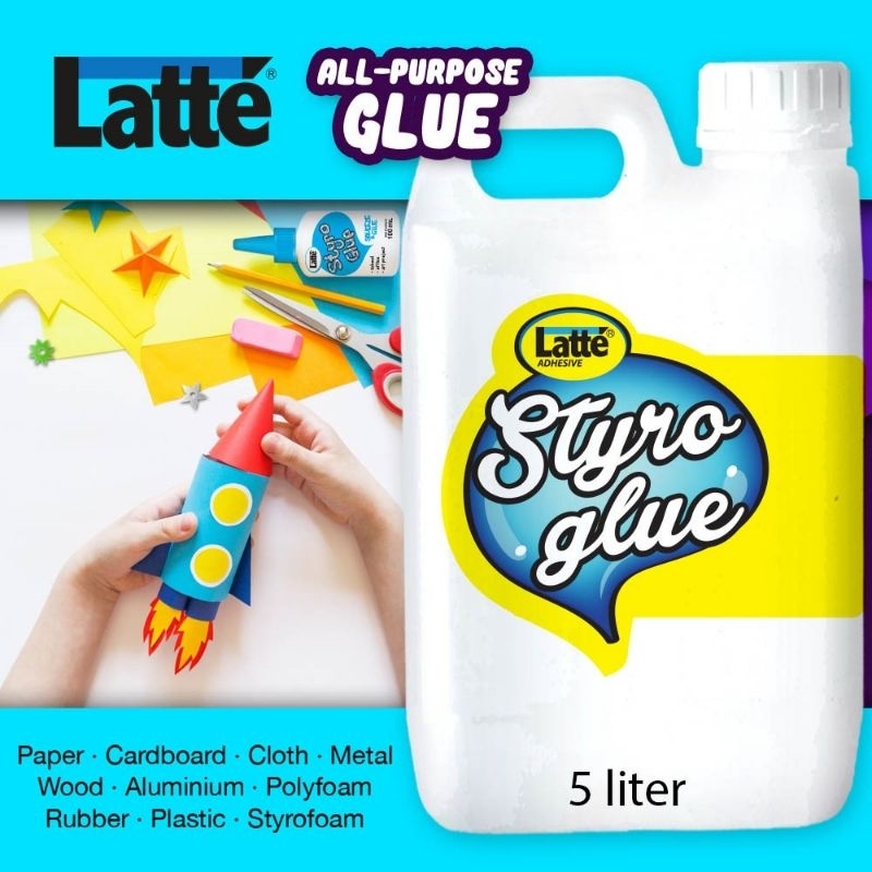 Jual latte lem styro glue 5 liter | Shopee Indonesia