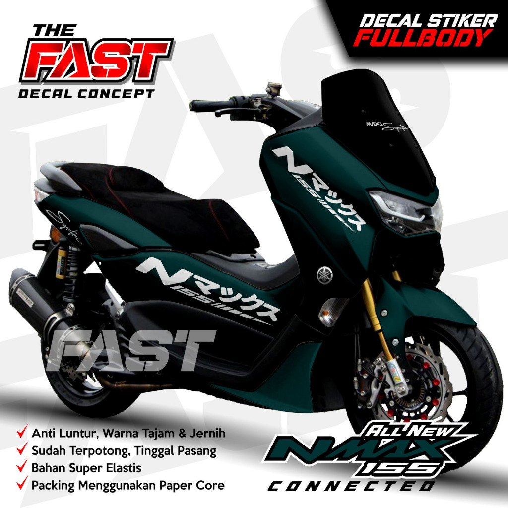 Jual (ANTILUNTUR) Decal Stiker Nmax New Stiker Yamaha Nmax 155 New ...