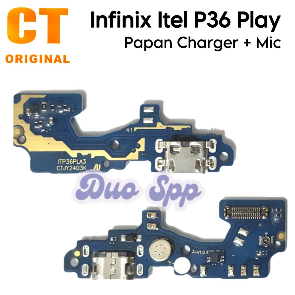 Jual Papan Konektor PCB Charger Mic Infinix Itel P36 Play - Flexible ...