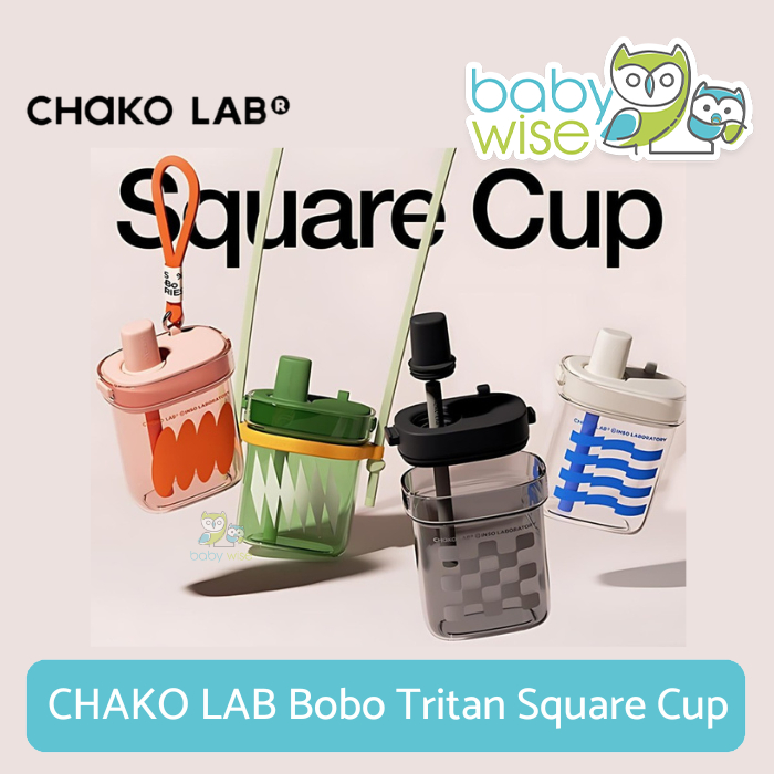 Jual Chako Lab Bobo Tritan Square Cup - Botol Minum | Shopee Indonesia