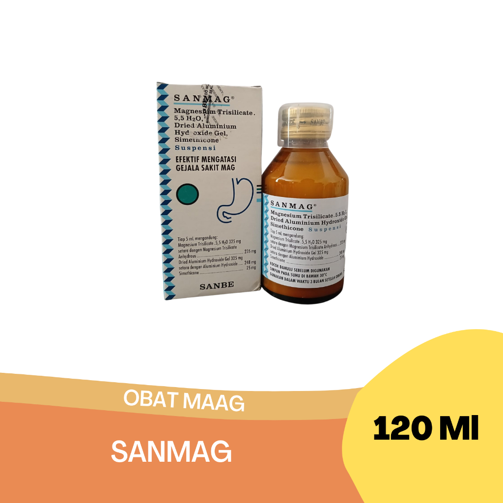 Jual SANMAG SIRUP OBAT MAAG 120ML | Shopee Indonesia