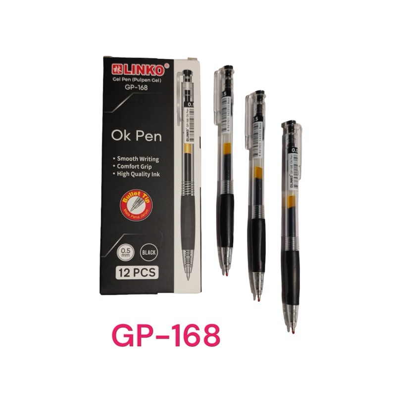 Jual OK GEL PEN LINKO ( 12 pcs ) | Shopee Indonesia