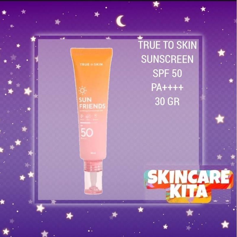Jual True To Skin Sunfriend Sunscreen Gel SPF 50 PA++++ 30 HR | Shopee ...