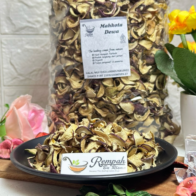 Jual Mahkota Dewa Kering 250 Gram Rempah Bu Risma | Shopee Indonesia